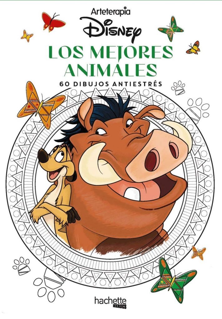 Libros para colorear de animales de Disney - Libros para colorear