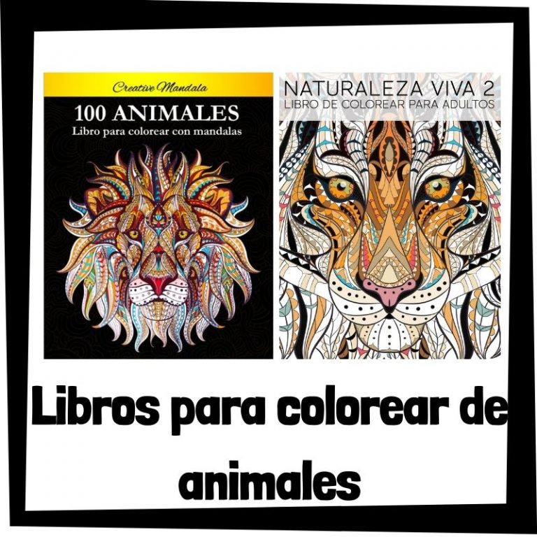 Los mejores libros para colorear de animales - Libros para colorear