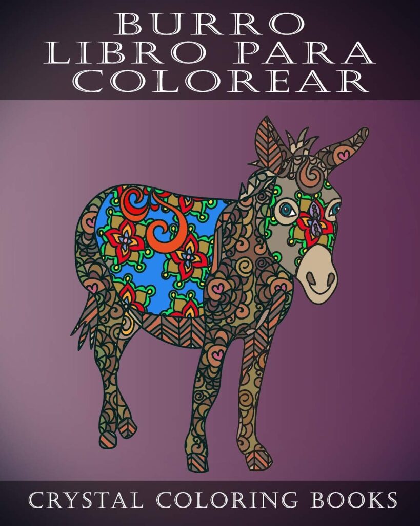 Libros para colorear de burros - Libros para colorear