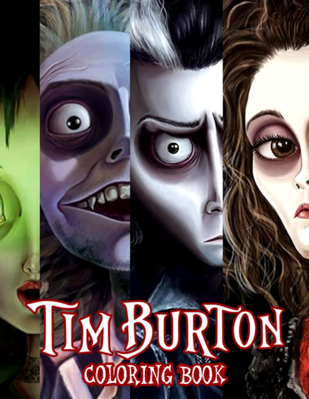 Libros para colorear de Tim Burton - Libros para colorear