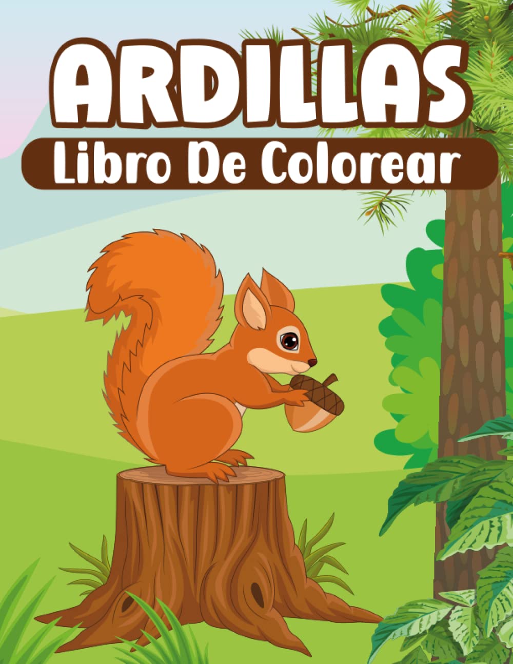 Libros para colorear de ardillas - Libros para colorear