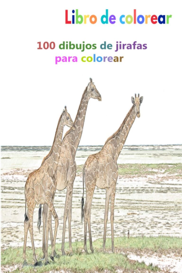 Libros para colorear de jirafas - Libros para colorear