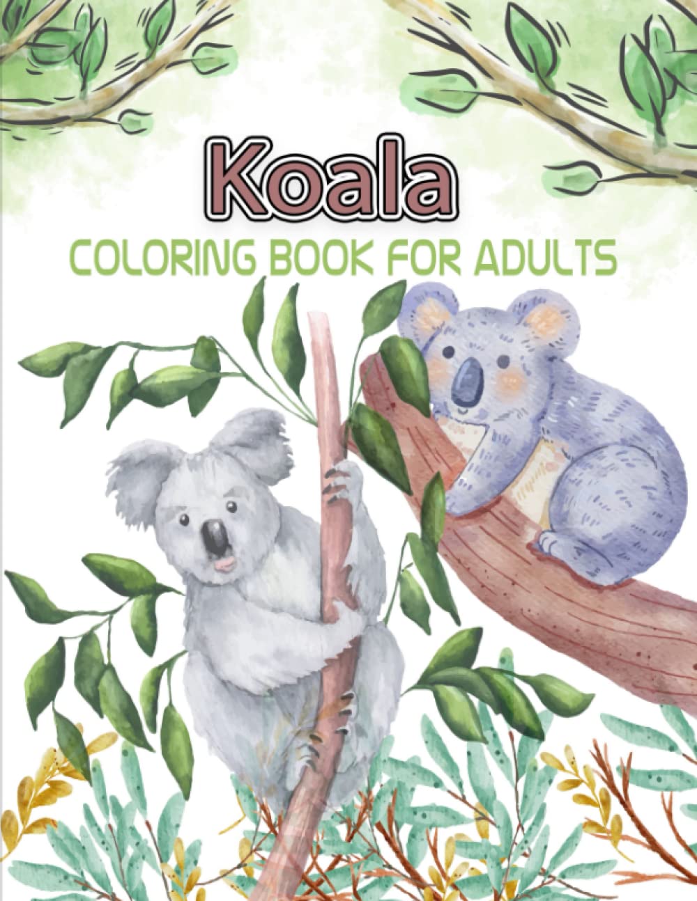 Libros para colorear de koalas - Libros para colorear