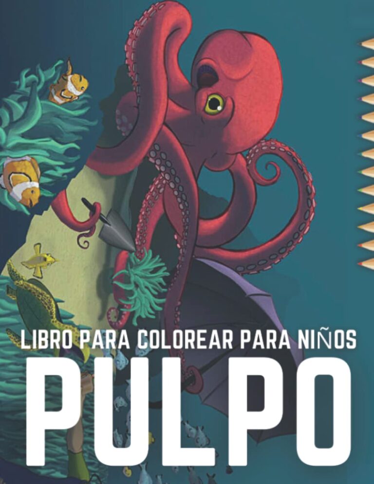 Libros para colorear de pulpos - Libros para colorear
