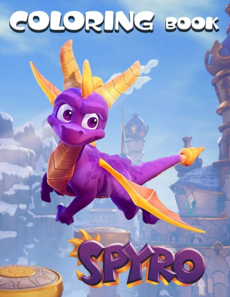 Libros para colorear de Spyro - Libros para colorear