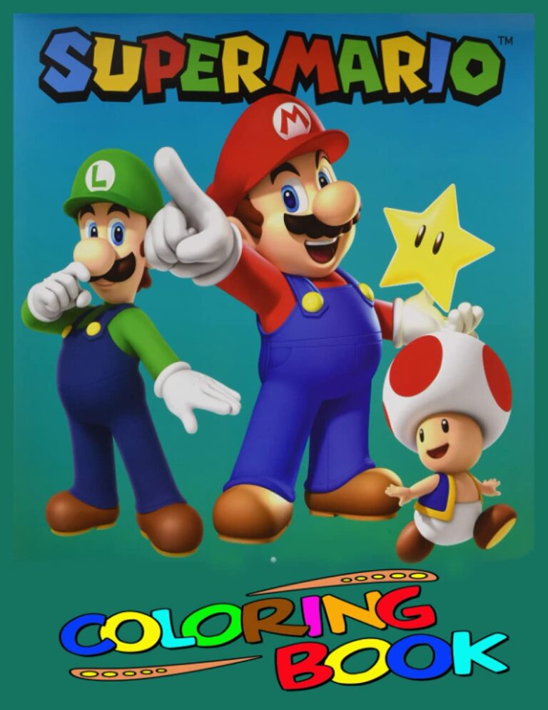 Libros para colorear de Super Mario Bros - Libros para colorear