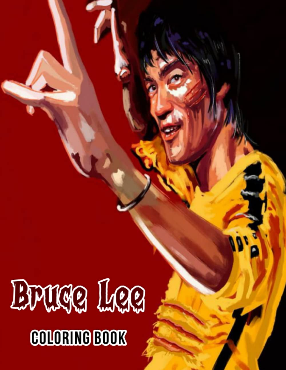 Libros para colorear de Bruce Lee - Libros para colorear